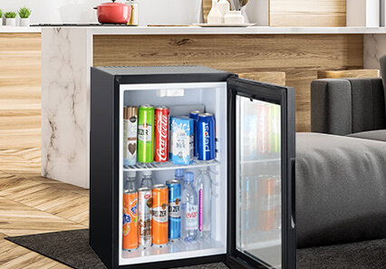 Smeta 30L Absorption Glass Door Small Fridge